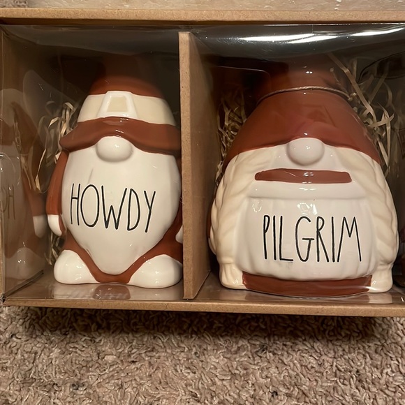 Rae Dunn | Holiday | Rae Dun Howdy Pilgrim Gnome Set | Poshmark